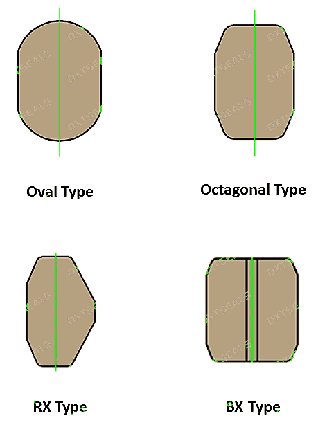 High-pressure RTJ gaskets including Oval, Octagonal, RX and BX types ...